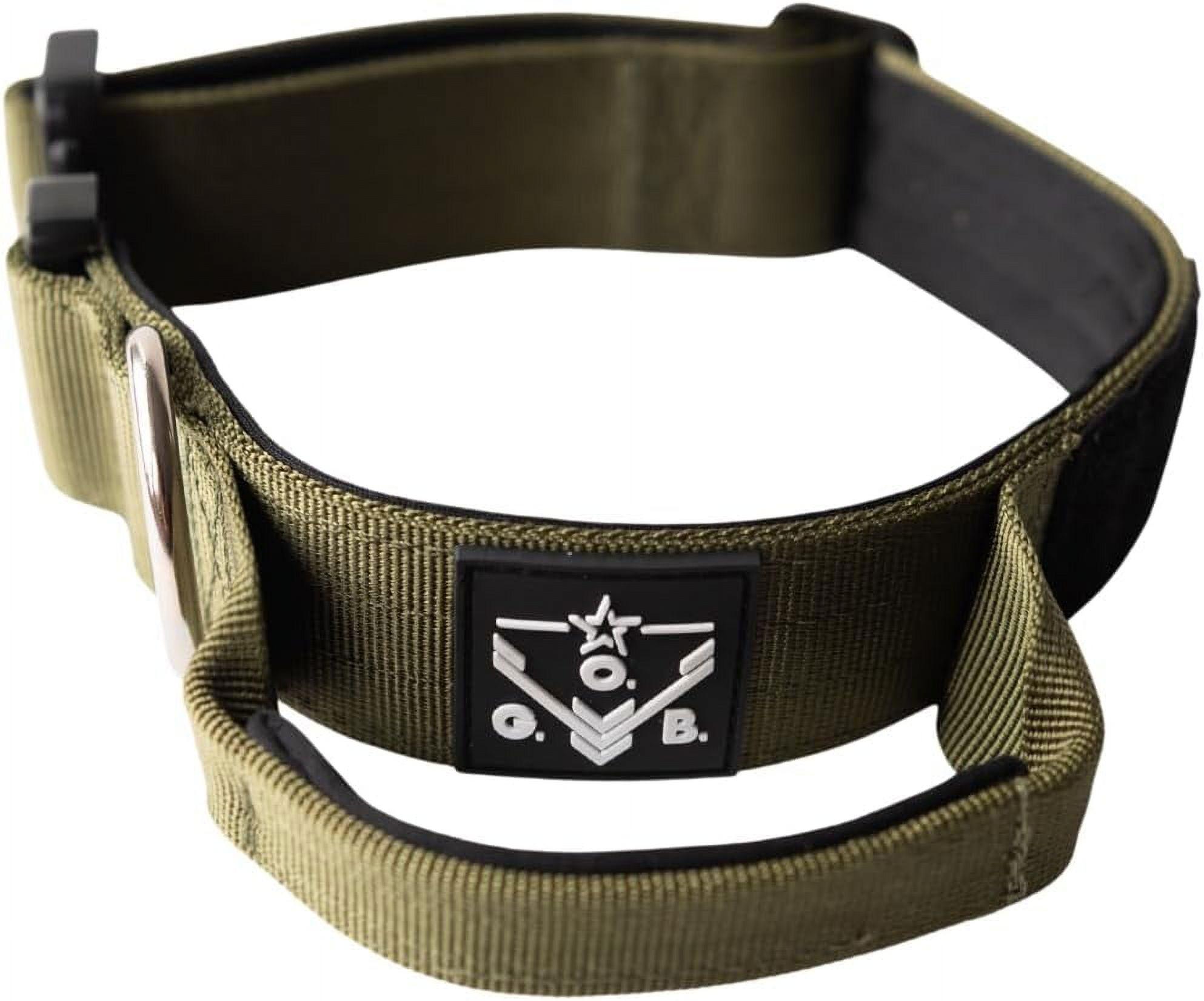 Operation Good Boy Military Green Dog Collar Durable & Strong Quick ...